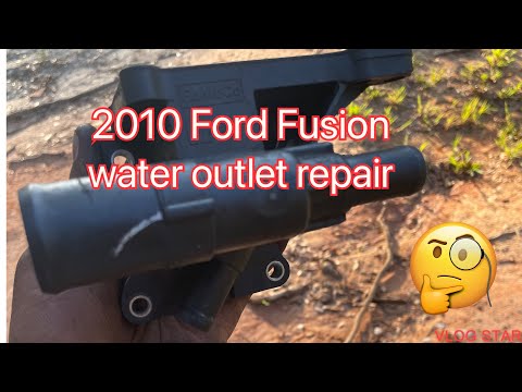 Ford worst idea ever 2010 Ford Fusion water outlet repair smh - YouTube