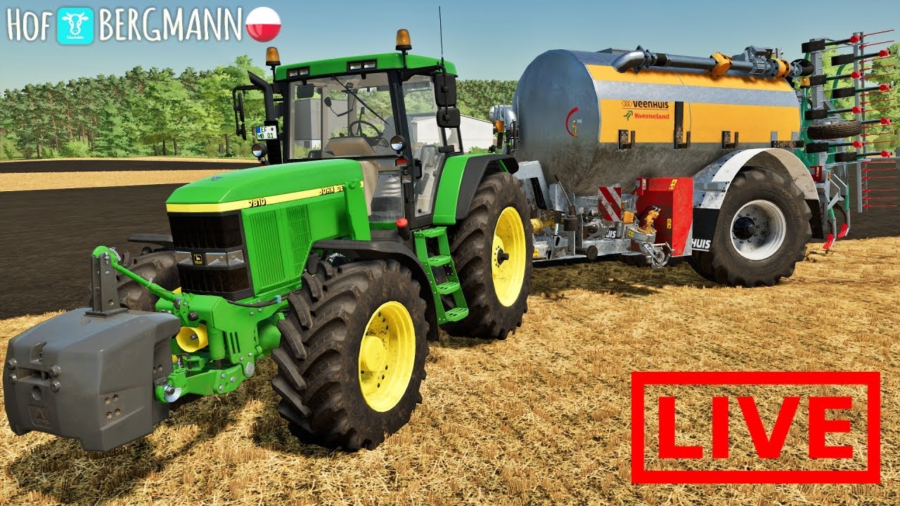 🔴 Poniedziałek wieczorem z Hof Bergmann Farming Simulator 22 ☆ LIVE ...