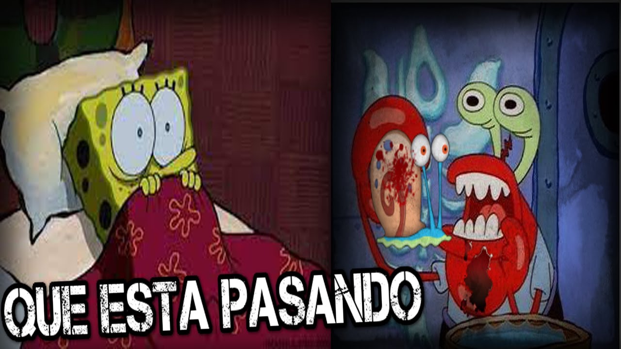 Creepypasta De Bob Esponja El SeÑor Cangrejo Psicopata Youtube