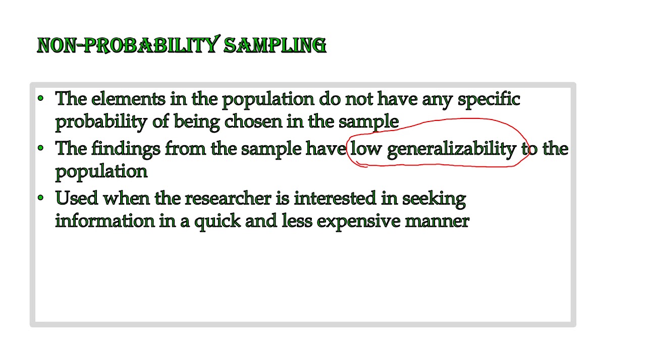 13 1 Non Probability Sampling Concept And Types YouTube 13 1 Non Probability Sampling Concept And Types YouTube