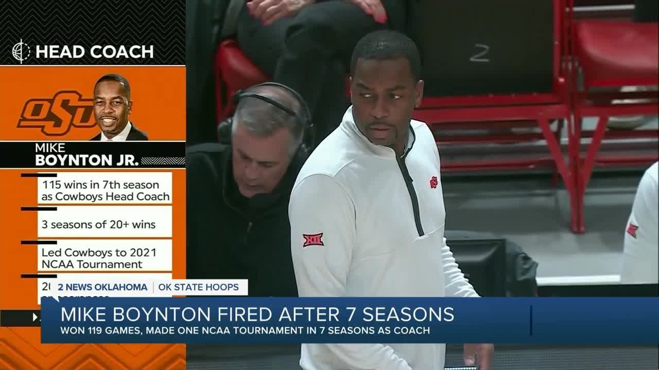 Oklahoma State fires men's basketball coach Mike Boynton after 7 ...