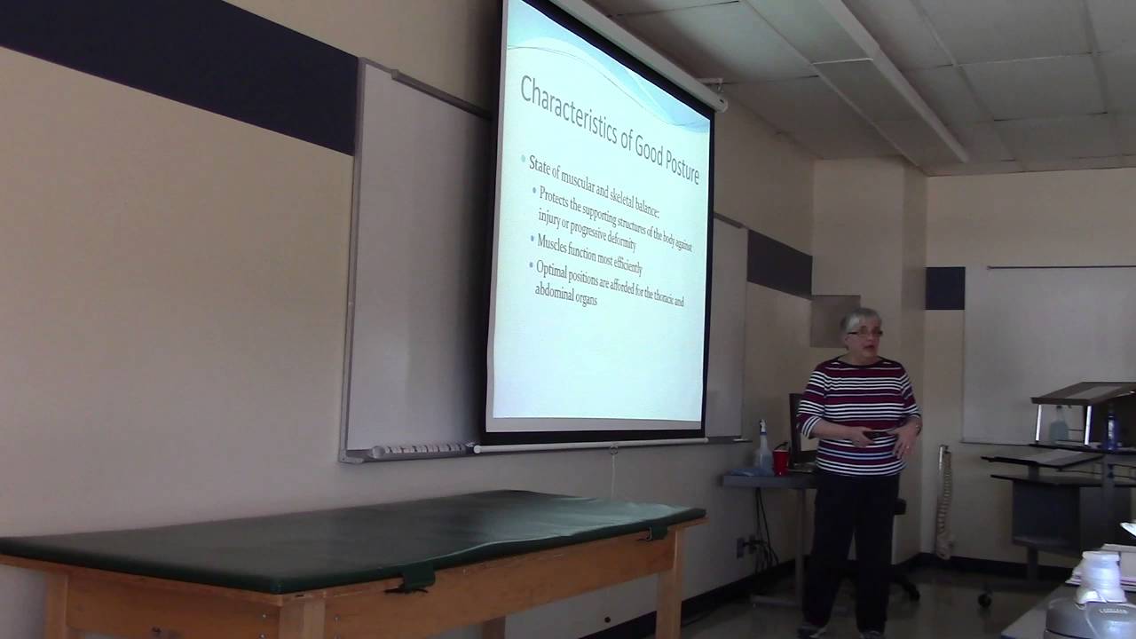 part of janet's posture lecture - YouTube