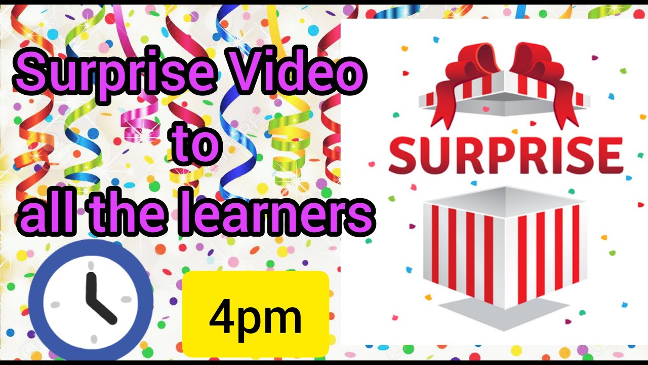 Surprise class introduction video😊 - YouTube