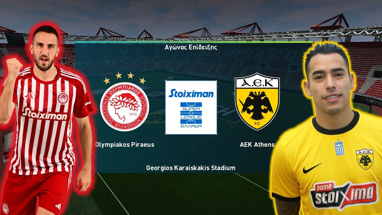 ~ΥΠΟΧΡΕΩΤΙΚΗ ΑΝΤΙΔΡΑΣΗ~ |ΟΛΥΜΠΙΑΚΟΣ-ΑΕΚ| (eFootball PES SUPERLEAGUE ...
