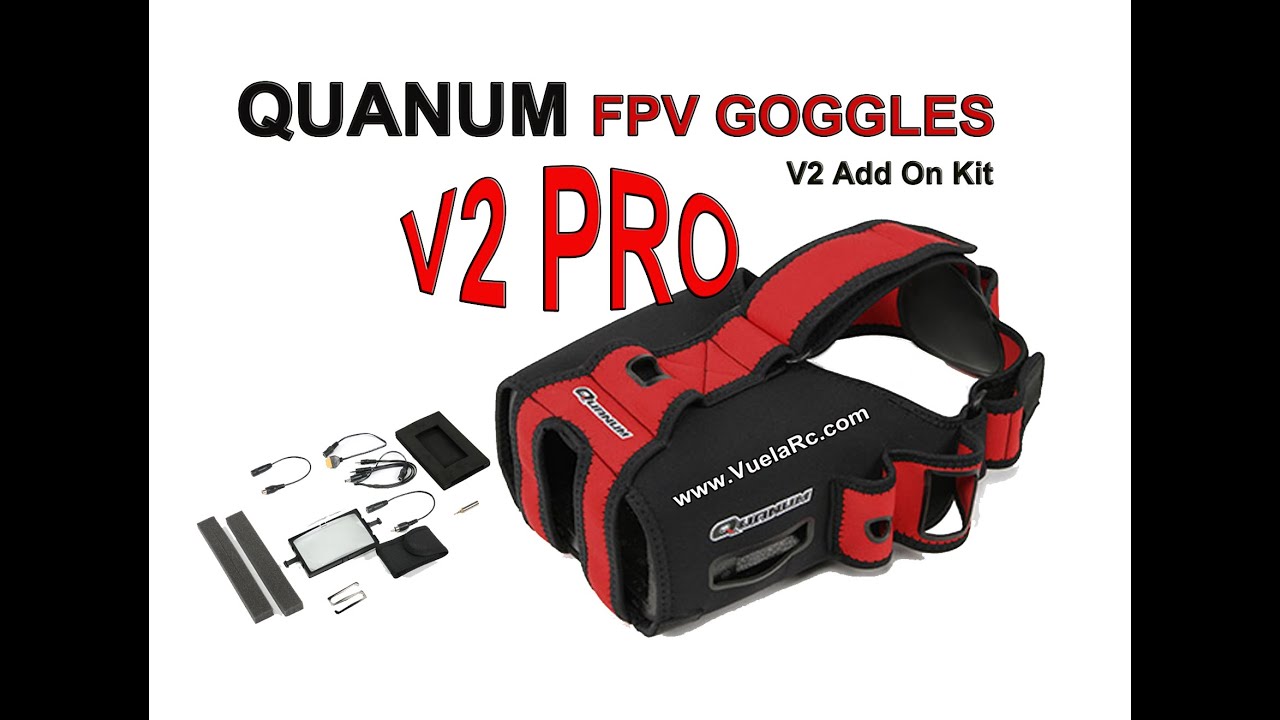 Quanum DIY FPV Goggle V2 Add On Kit - YouTube
