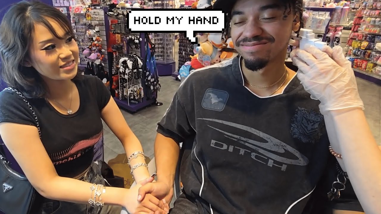 ARKY GETS HIS EARS PIERCED ft. Tasyiu - YouTube