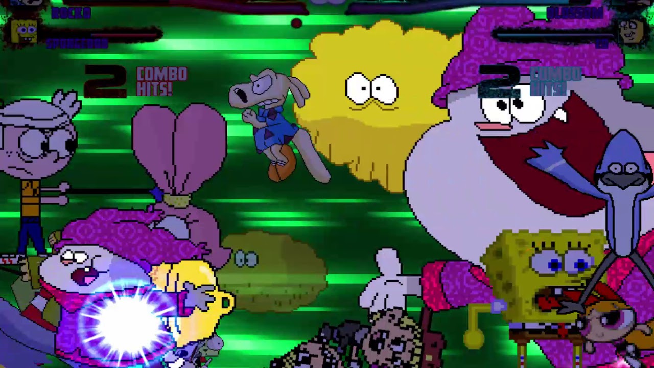 Mugen Request Team Nickelodeon vs Team Cartoon Network - YouTube