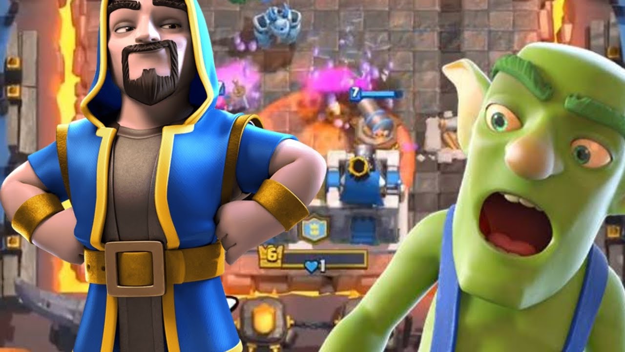 Clash Royale - Mago nível estelar é muita apelação - YouTube