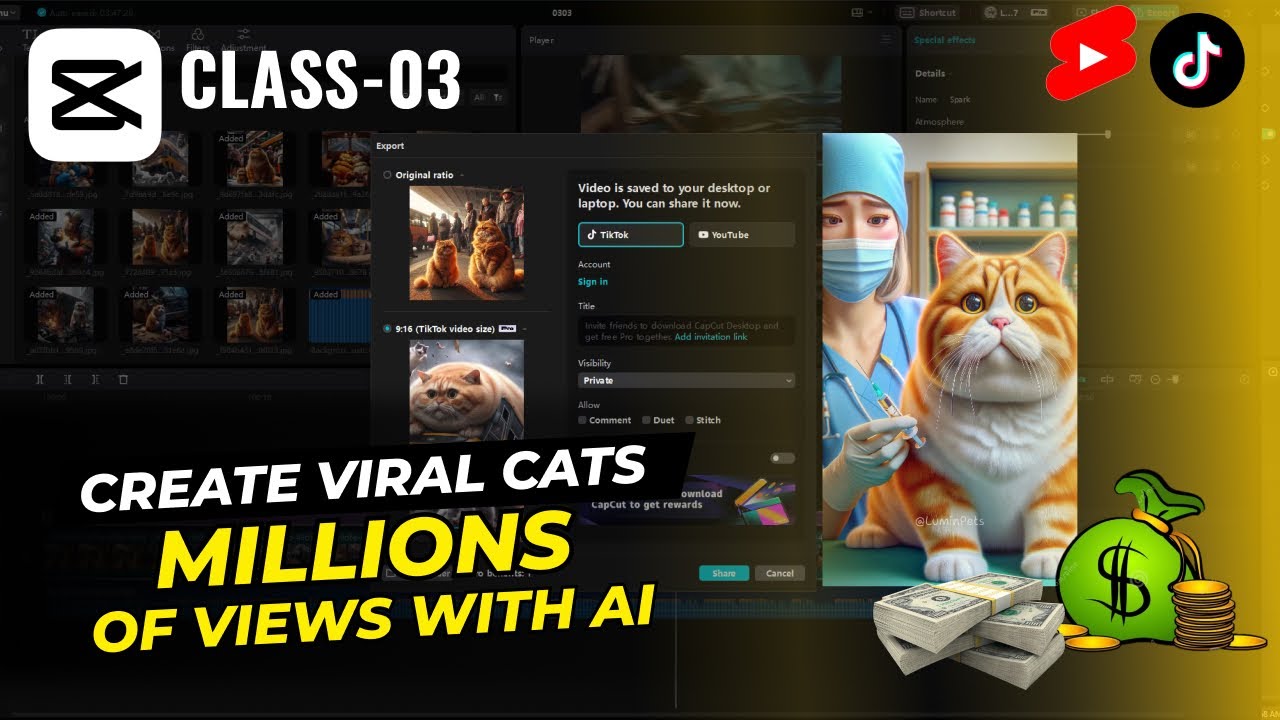 How to Create Viral Cats Videos for MILLIONS of Views with AI - YouTube