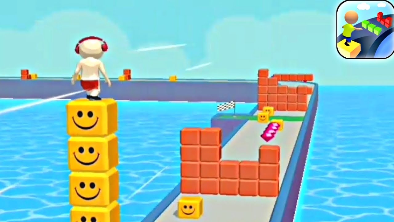 Cube Rider 3D - Gameplay iOS, Android (Levels 100-106) - YouTube