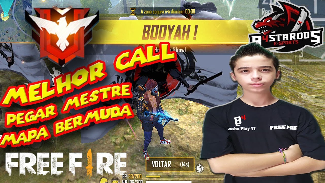 minha call fixa do free fire, melhores call free fire pegar mestre ...