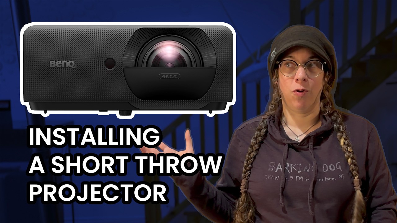 How to Install a Short Throw Projector for an Interactive Wall - YouTube