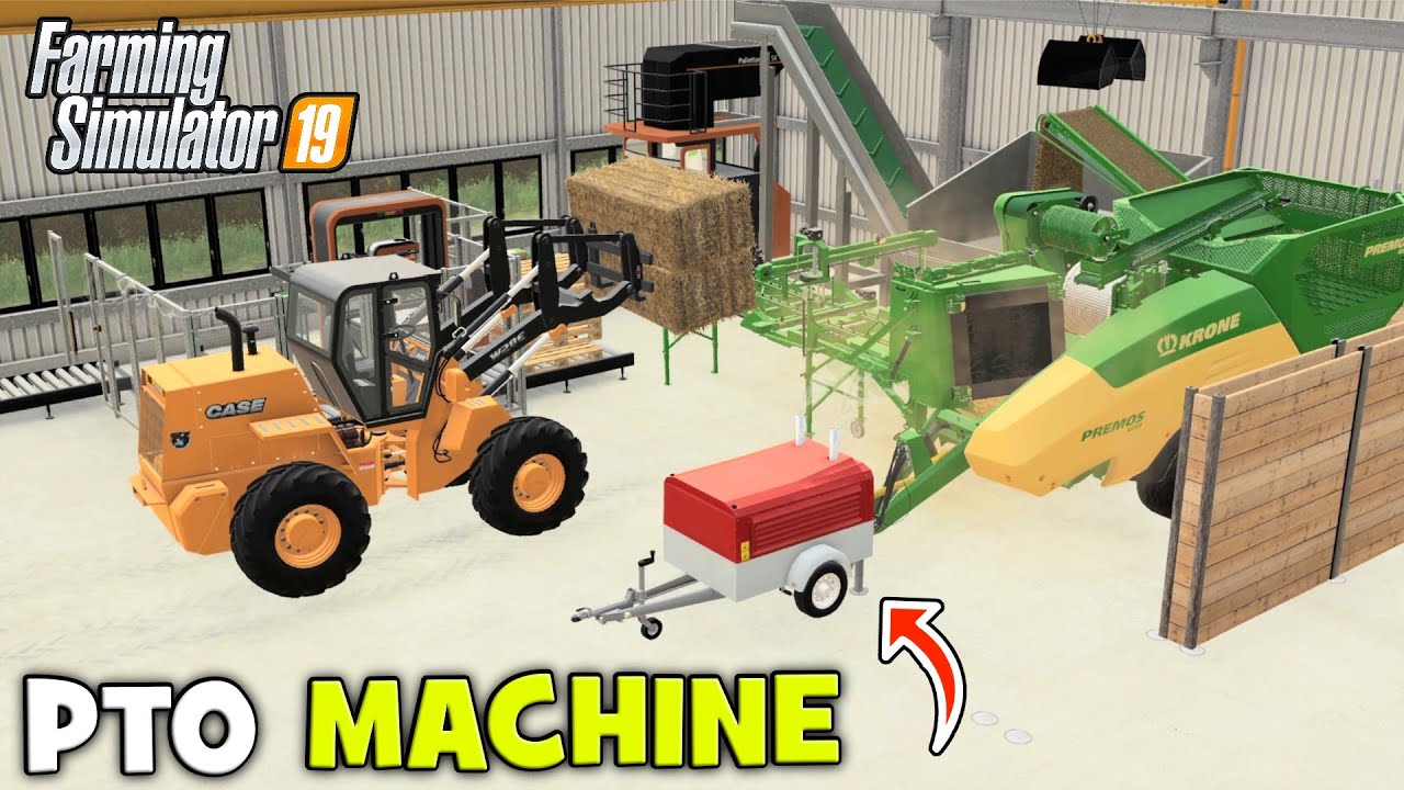 NEW PTO GENERATAOR IN THE HALL | Purbeck Valley Farm Farming Simulator ...