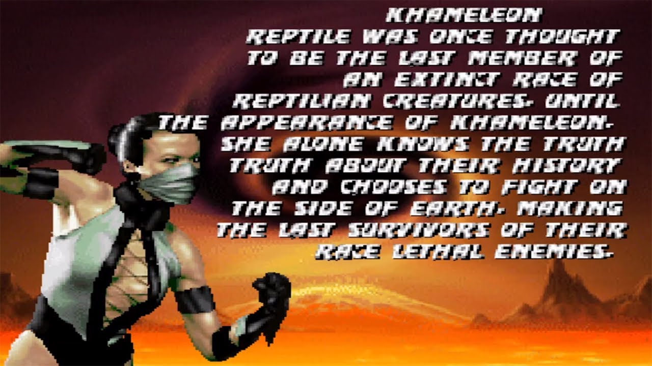 Mortal Kombat Trilogy - Biography and Ending - Khameleon - YouTube