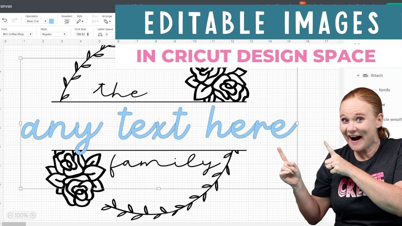 How To Use Cricut Editable Images In Cricut Design Space YouTube