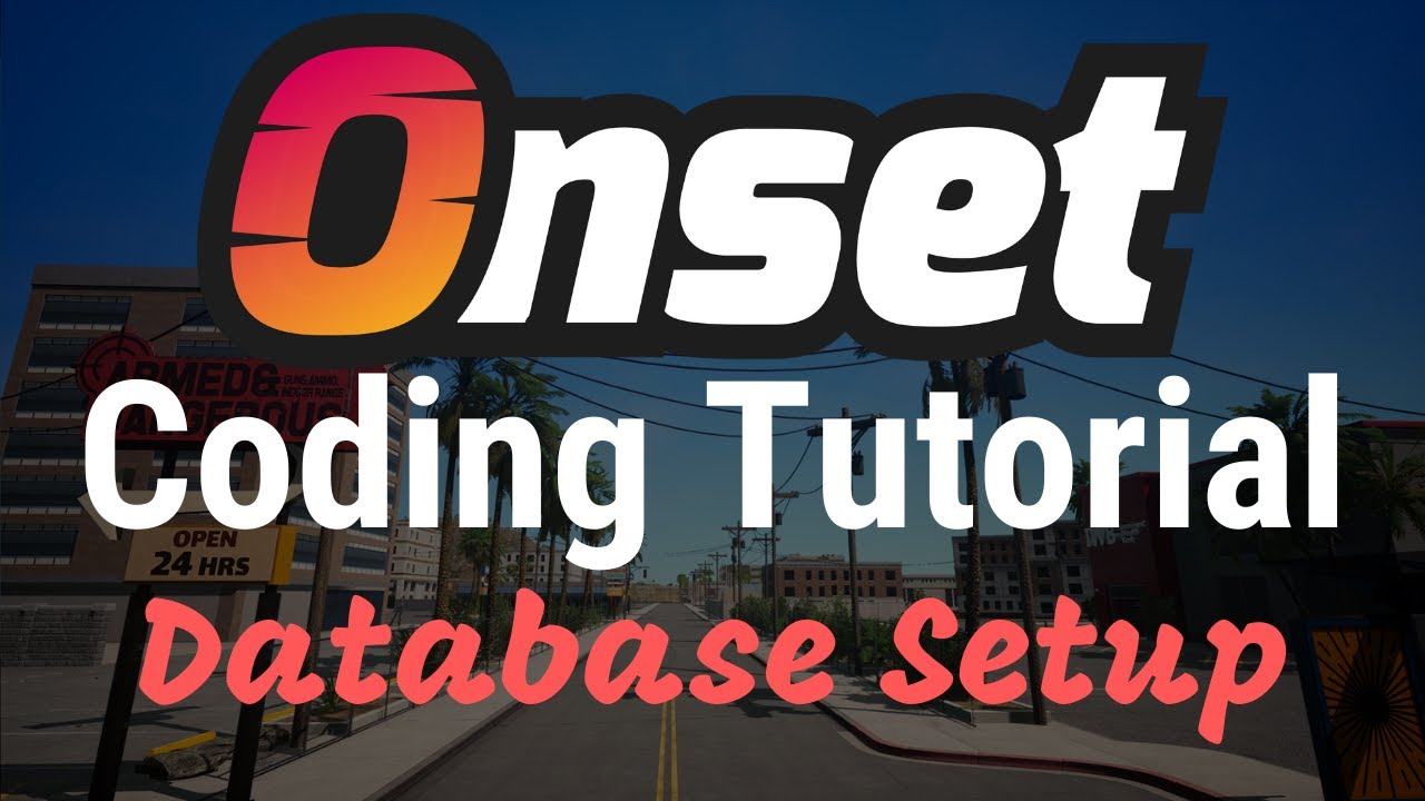 Onset Coding Tutorial: Database Setup - YouTube