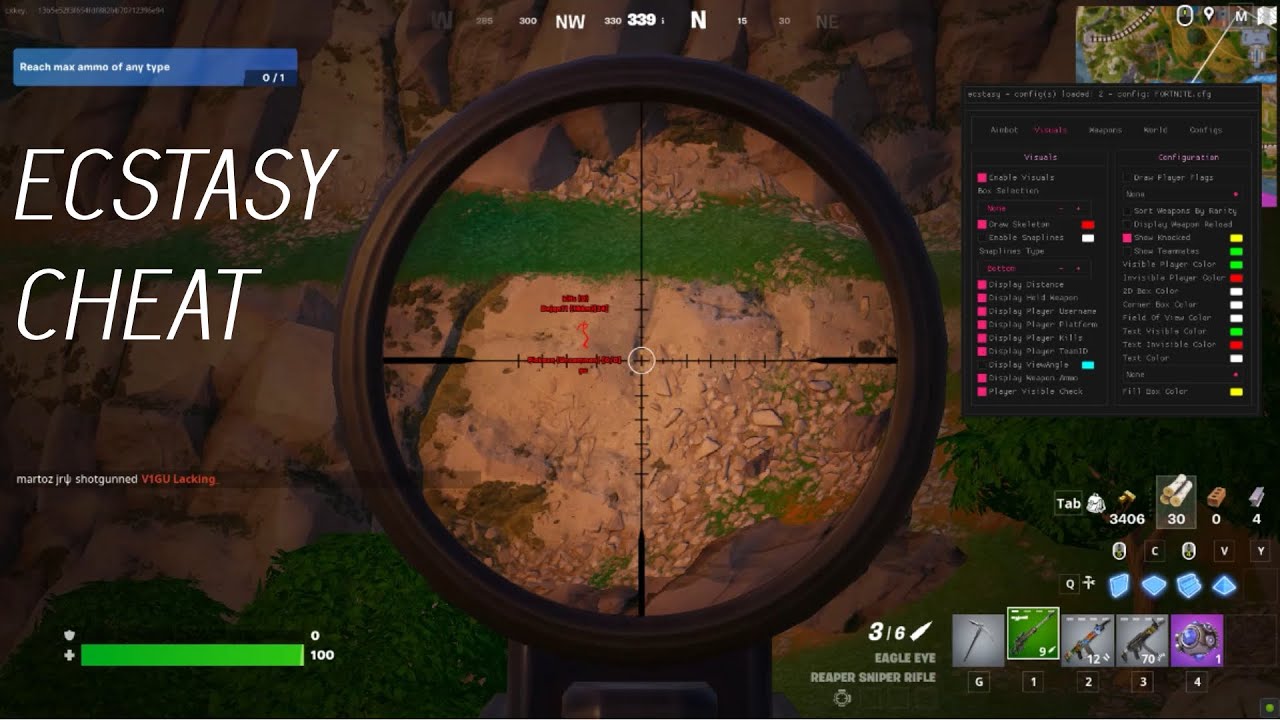 Fortnite Cheat Full Showcase (ft. ecstasy.wtf) - YouTube