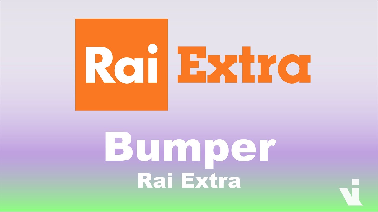 CREAZIONE - Bumpers Rai Extra in stile 2017 - YouTube