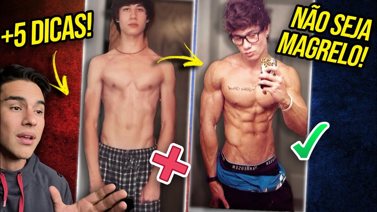 5 DICAS PARA GANHAR MAIS PESO RÁPIDO! *como deixar de ser magrelo ...