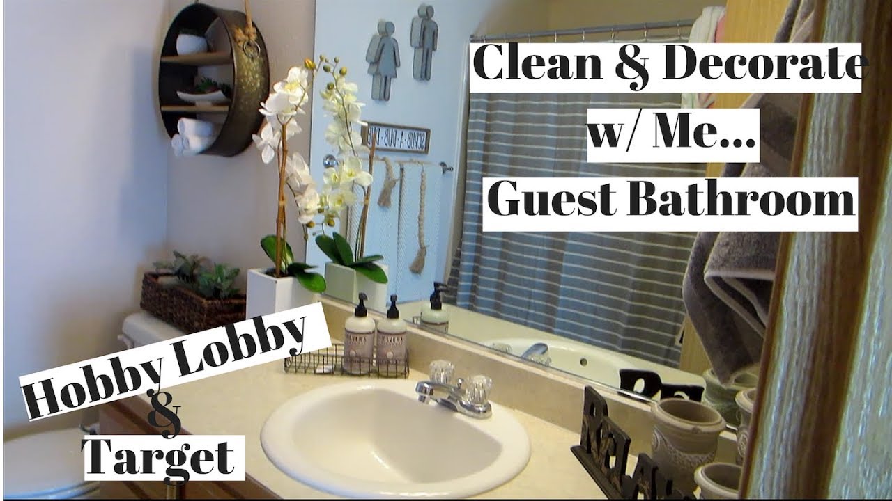 ULTIMATE CLEAN WITH ME / MY GUEST BATHROOM CLEANING ROUTINE / HOBBY ...