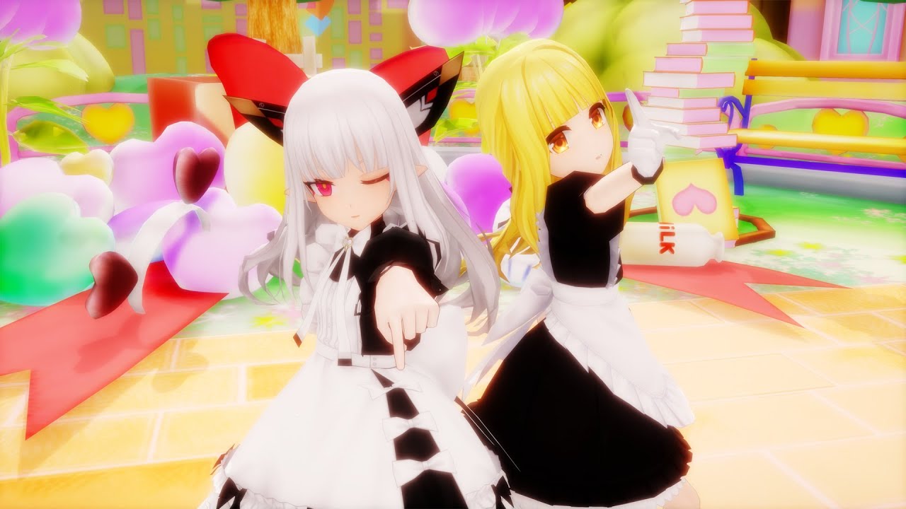 클로저스(CLOSERS) - MMD : ロキ - ROKI | 루시, 고모리 [4K] - YouTube