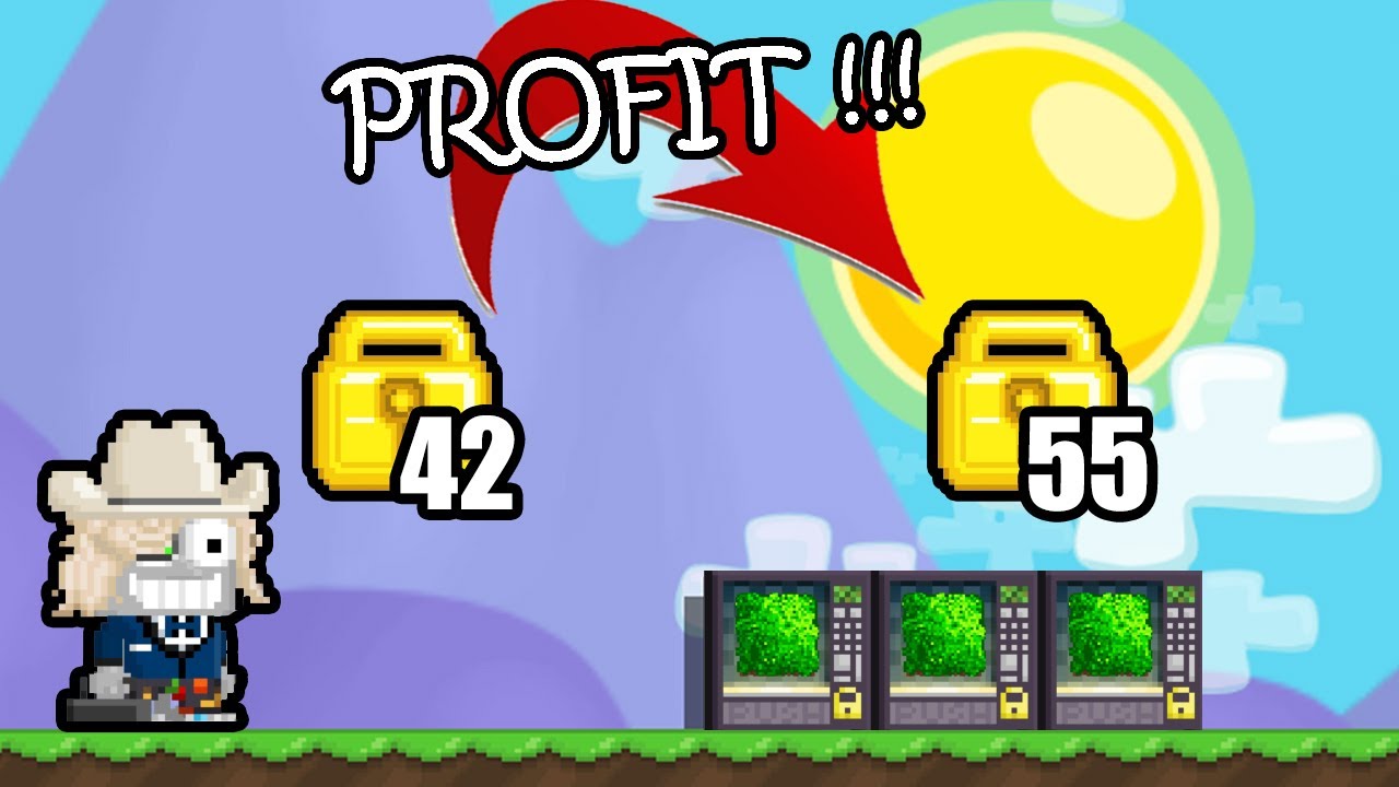 How to profit in Bush || Old School but STILL WORKING || Growtopia ...