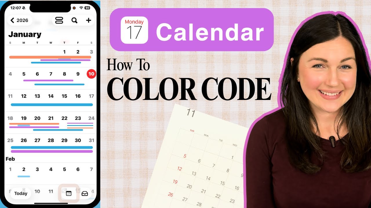 How to Color Code Apple Calendar on iOS (Quick & Easy) - YouTube