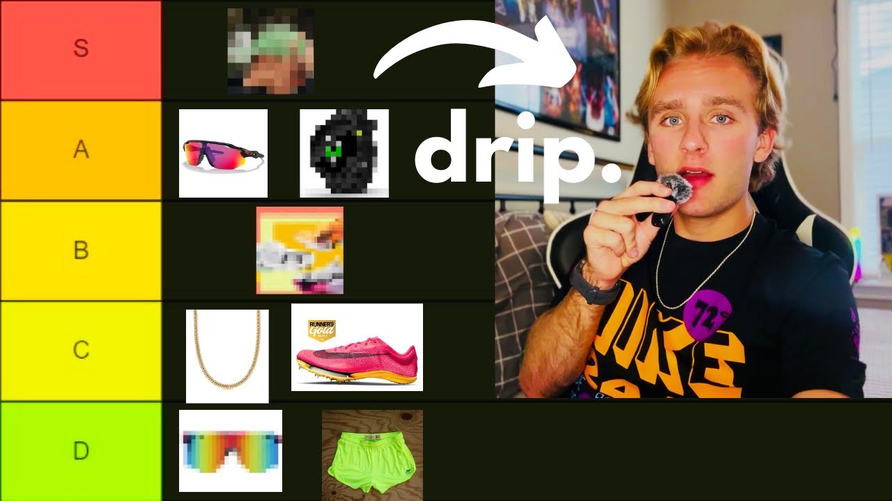 The Ultimate Running “Drip” Tierlist - YouTube