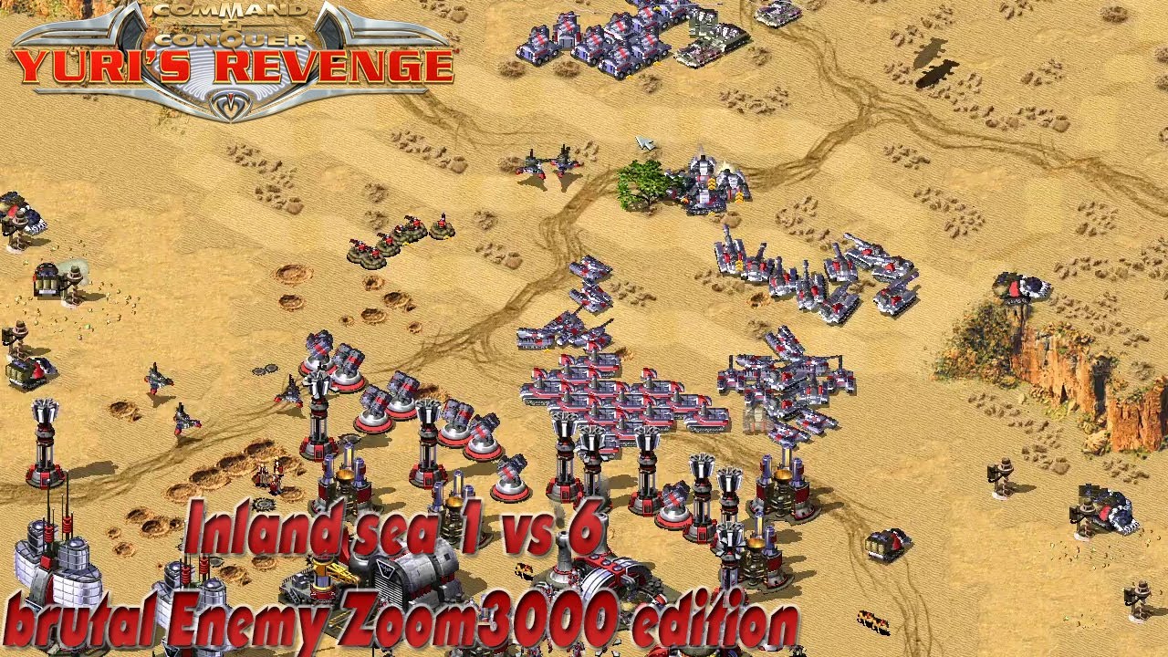 Red Alert 2 | Inland sea Zoom3000 edition | 1 vs 6 brutal Enemy - YouTube