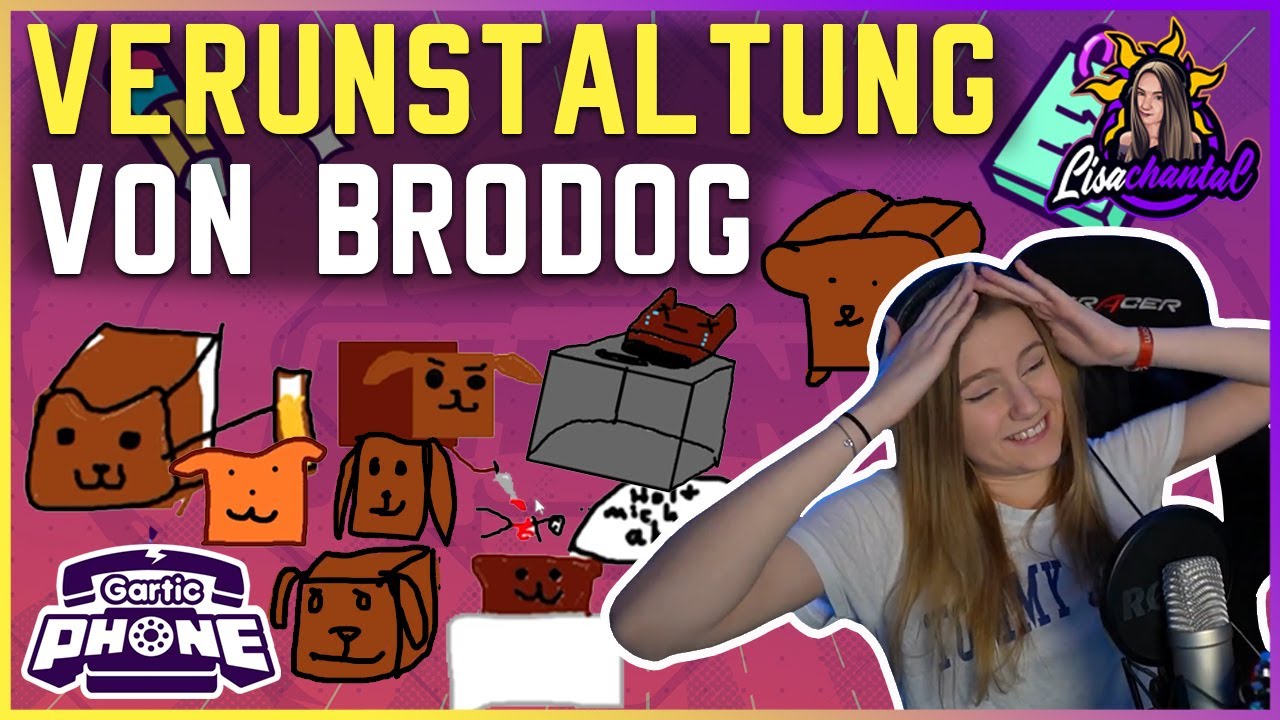 Verunstaltung von Brodog in GarticPhone - YouTube