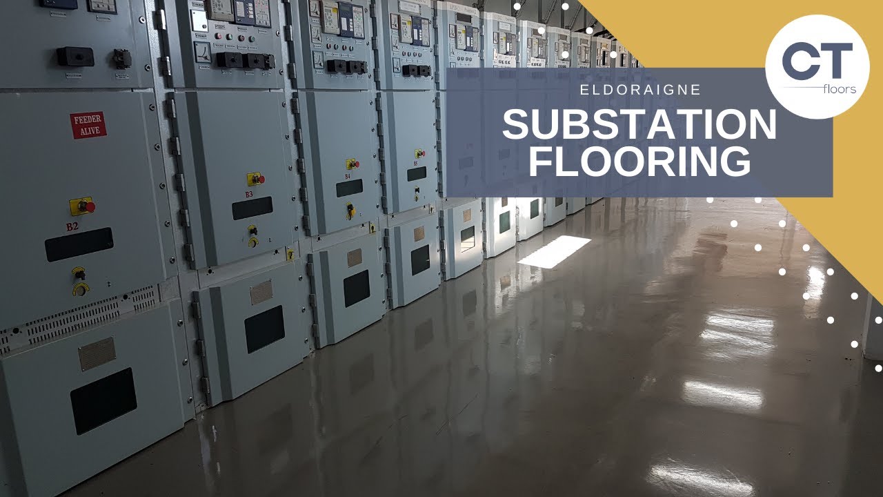 The Eldoraigne Substation Epoxy Floor installation - YouTube