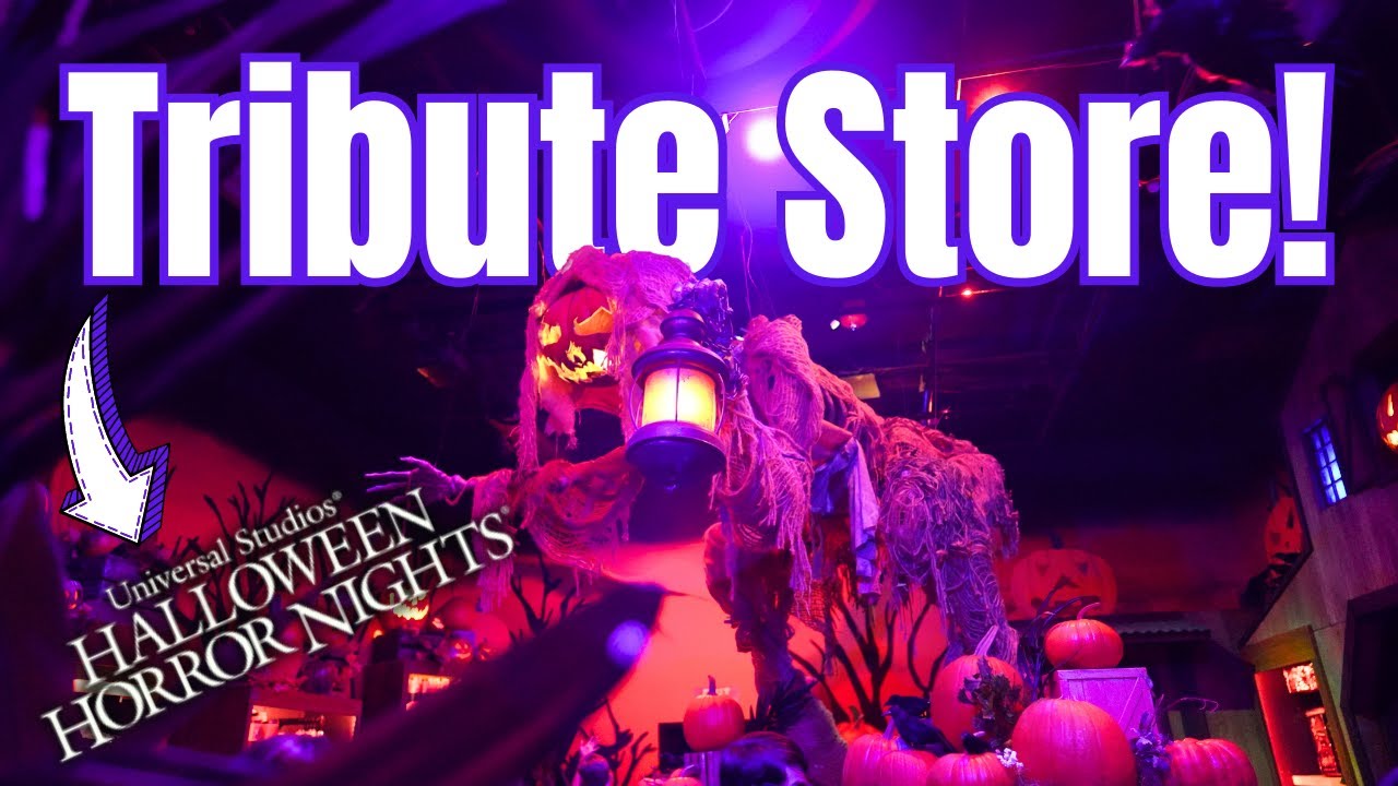 Halloween Horror Nights Tribute Store | A Look Back At HHN 31! - YouTube