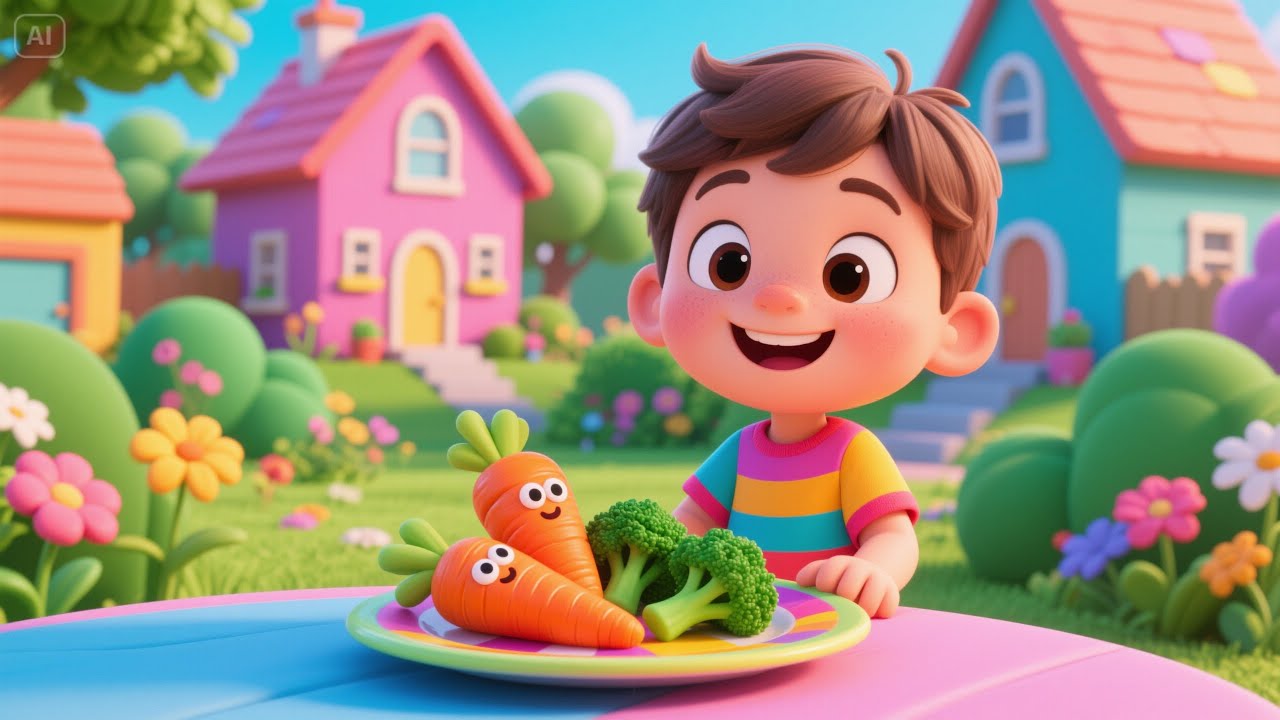 Yummy Veggies – Yes Yes Let’s Eat! | Fun Mealtime Song for Kids ...