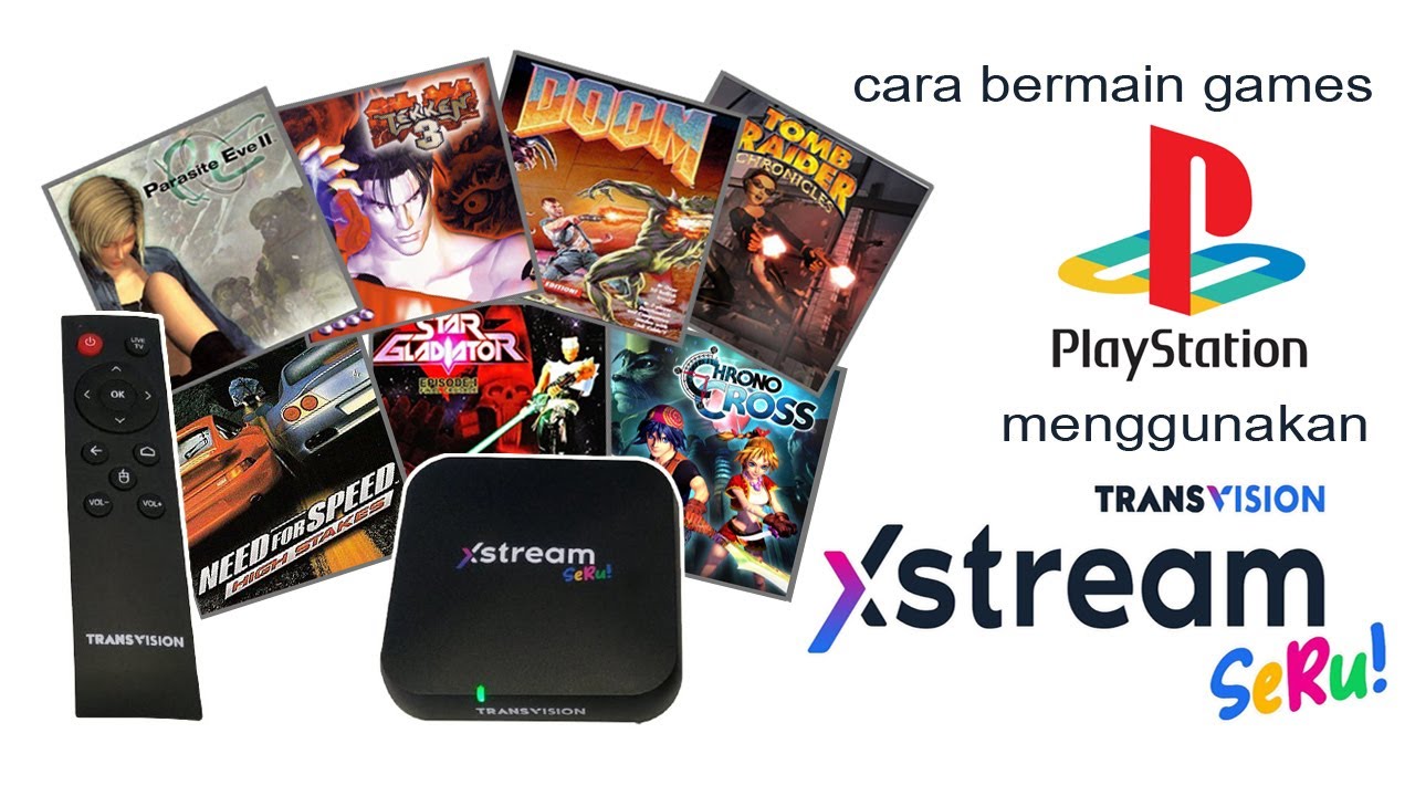 bermain game PS1 pakai Xstream SeRu - YouTube