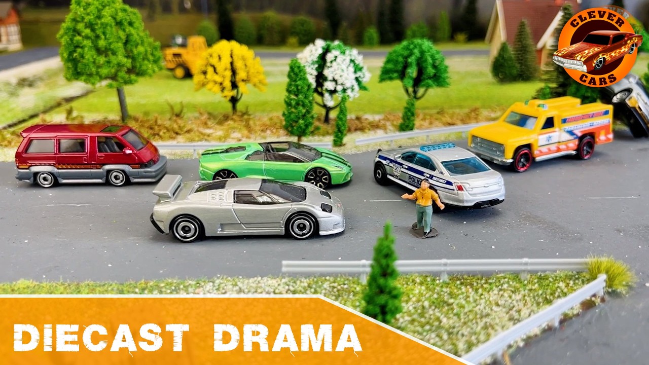 Intense Diecast Model Car Crash in 1:64 Scale Miniature World #diecast ...