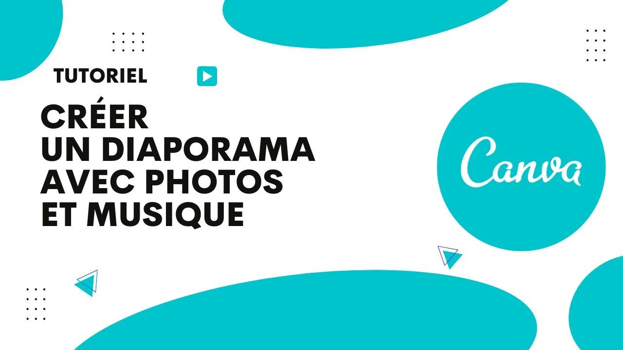 Comment faire un diaporama photo avec musique sur Canva - YouTube