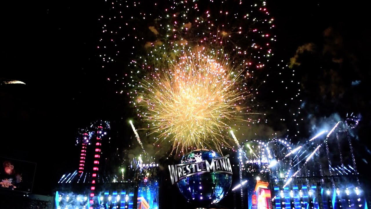 2017-04-02C WWE Wrestlemania Fireworks - YouTube
