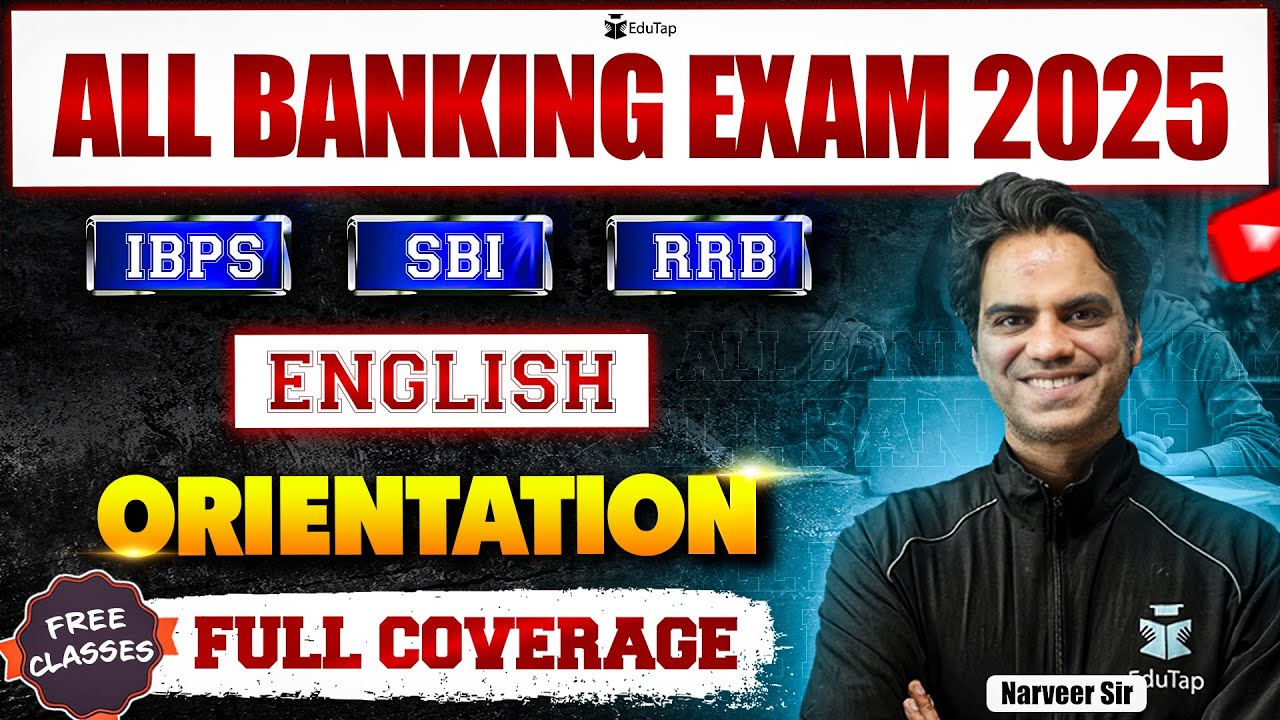 Banking Exam English Classes | Bank Exam Free Online Classes 2025 ...