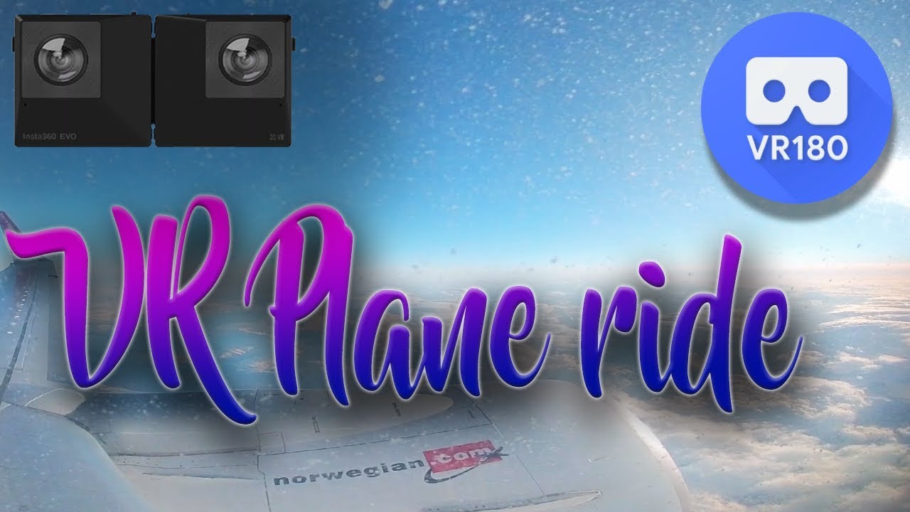 [VR180] VR Plane ride with timelapse scene (3D 6K) - YouTube