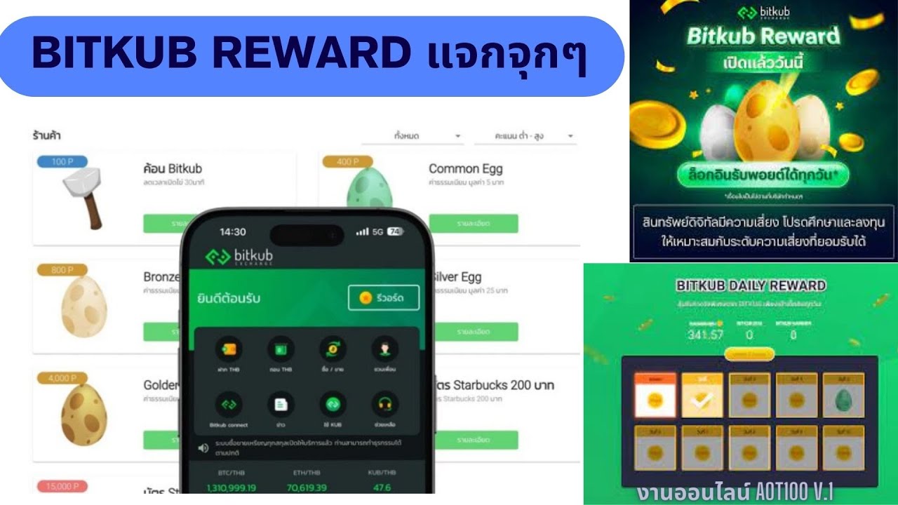 EP418 ข่าวคริปโต2023 Bitkub Reward แจกจุกๆ - YouTube