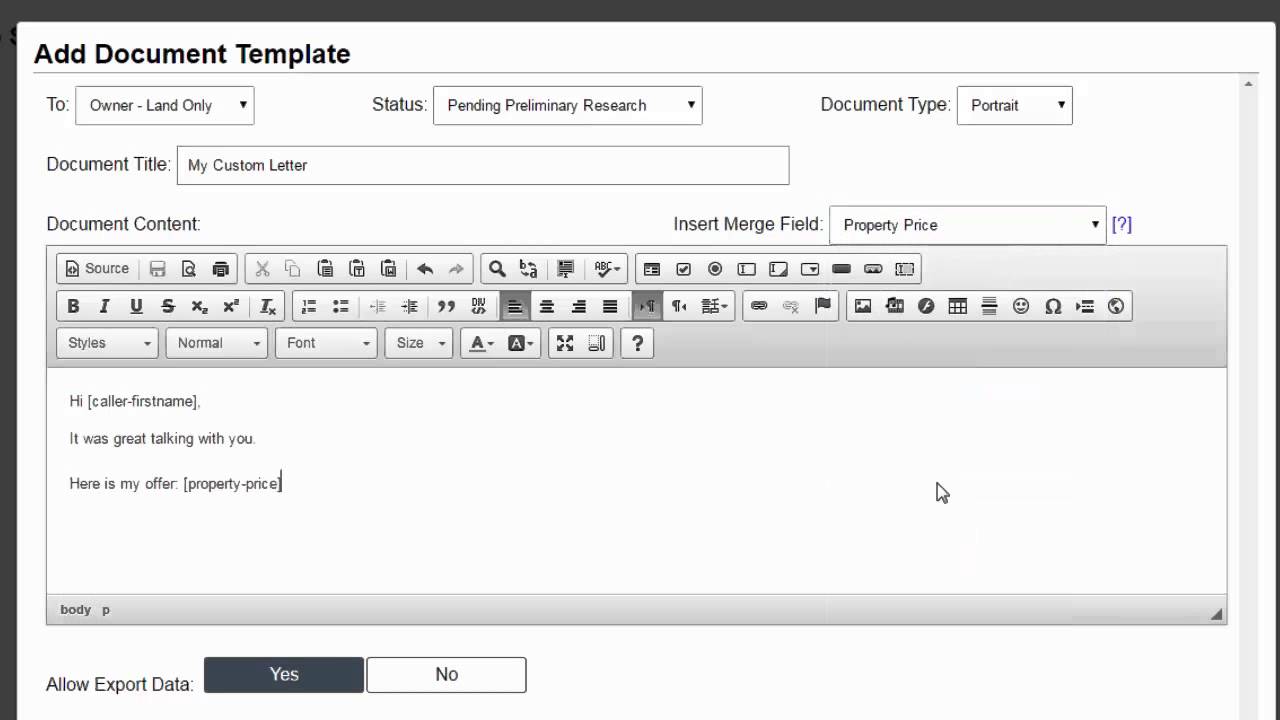 How to create a custom status and document - YouTube
