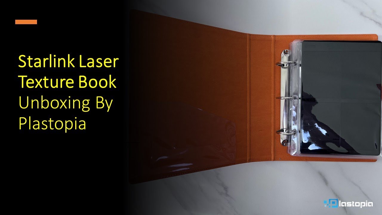 Starlink Laser Texture Book Unboxing Video (Larger Version) - YouTube