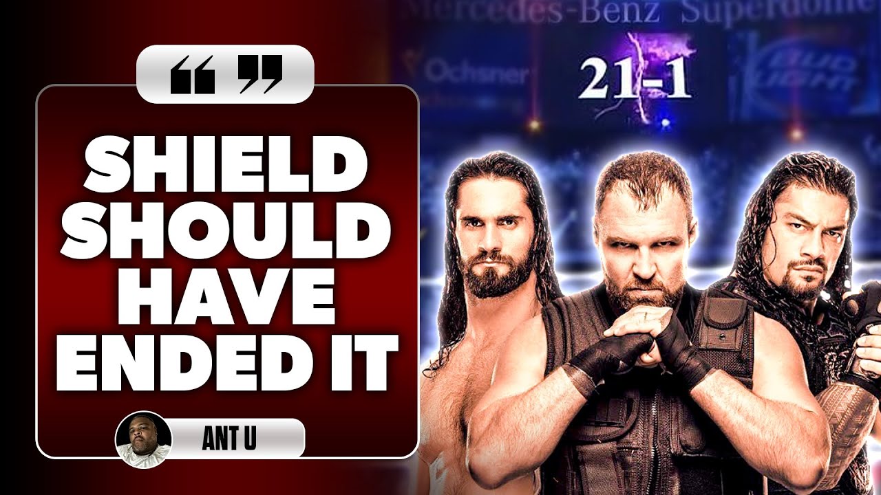 "THE SHIELD SHOULD HAVE ENDED THE STREAK" Ant U On Undertaker's Streak ...