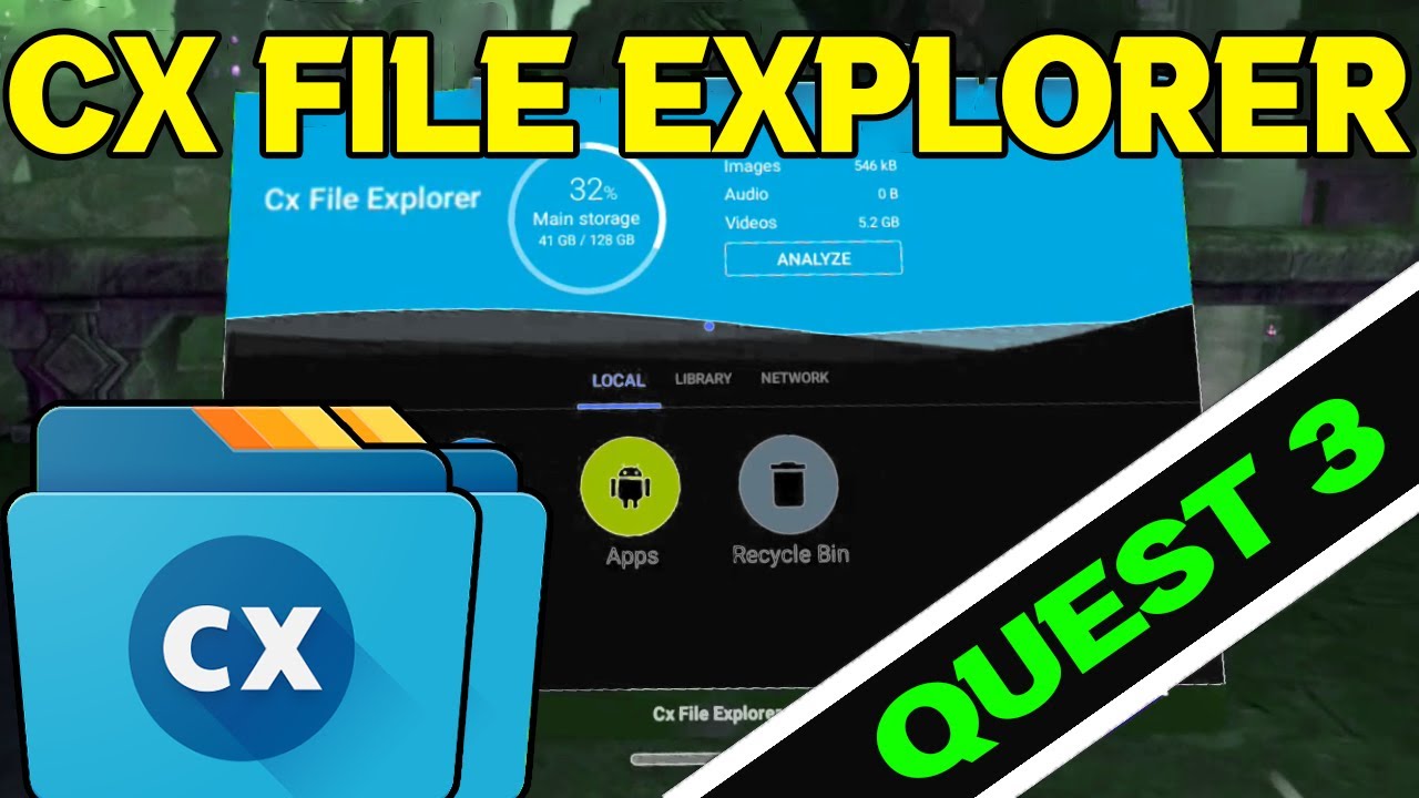 How To Install CX File Explorer And Amaze For Meta Quest 3 | The Best Quest 3 File Manager - YouTube