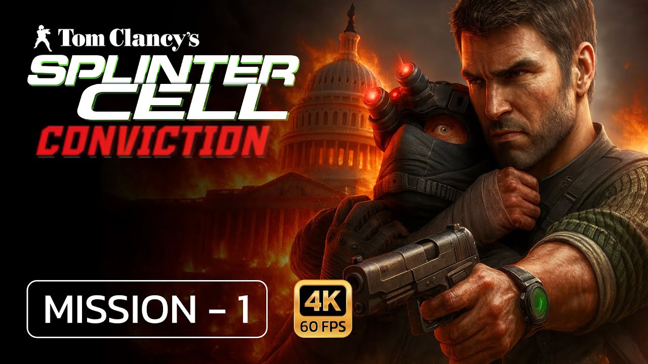 Playing Splinter Cell Conviction Walkthrough Gameplay Mission 1 - (FULL ...