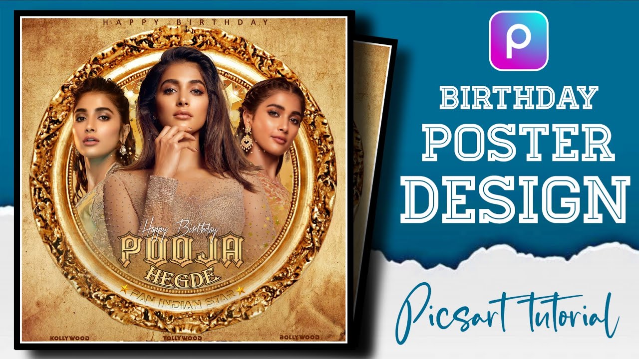 Easy PicsArt Tutorial :Birthday Banner CDP photo editing tutorial ...