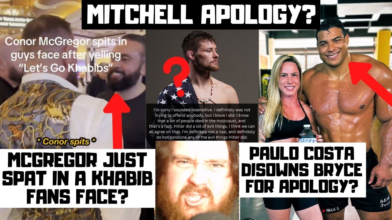 Conor McGregor SPITS On Khabib Fan? Bryce Mitchell APOLOGY? Disowned By ...