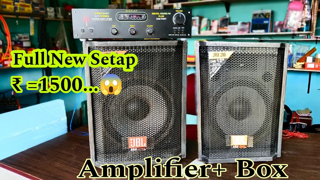 JBL Box New Setap / 12Inc JBL Box / amplifier & Box ...
