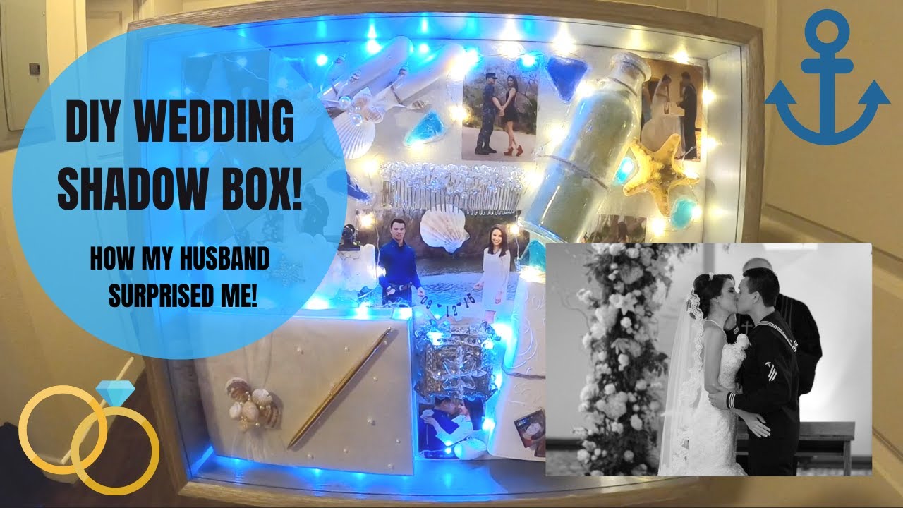 DIY: WEDDING SHADOW BOX / WEDDING DAY MEMORIES / 5TH "WOODEN ...