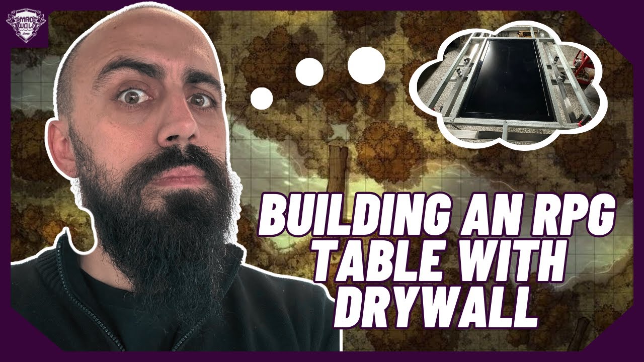 Building an RPG Table with Drywall and 2 Monitors - Part 1 - YouTube